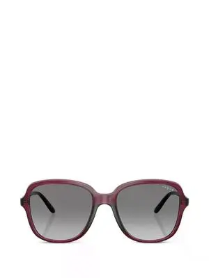 VOGUE EYEWEAR Square Frame Sunglasses - Red