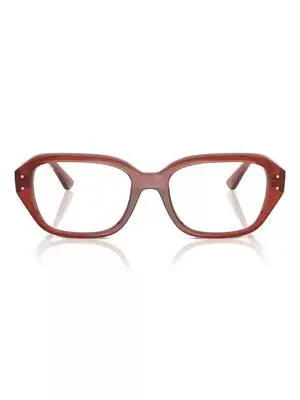 Ray-ban Rectangle-frame Glasses - Brown