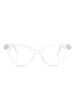 SWAROVSKI Crystal-embellished Cat-eye Glasses - White