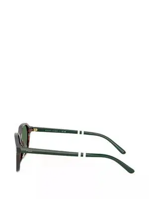 POLO RALPH LAUREN EYEWEAR Striped Geometric Sunglasses