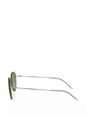 Giorgio Armani Rimless Round-frame Sunglasses