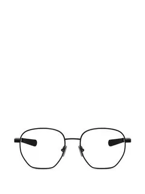Moncler Geometric Frame Glasses - Black