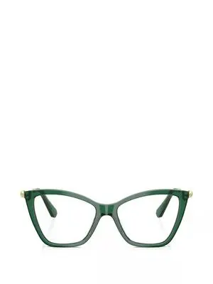 SWAROVSKI Cat-eye Glasses - Green