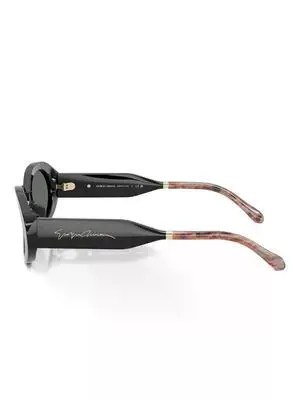 Giorgio Armani Oval-frame Sunglasses