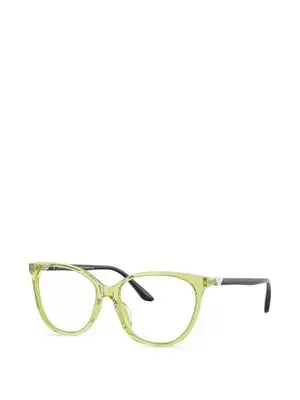 Emporio Armani Cat-eye Frame Glasses - Green