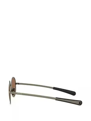 Moncler Matte Centro Round-frame Sunglasses