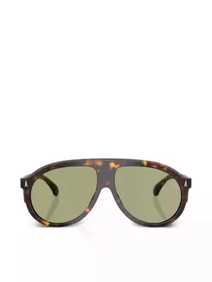 Moncler Fhaite Tortoise-effect Sunglasses - Brown