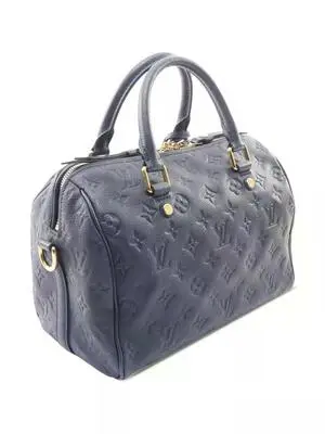 LOUIS VUITTON 2012 Monogram Empreinte Speedy Bandouliere 25 Satchel