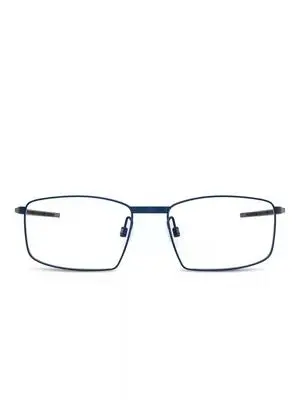 Oakley Burrow Rectangle-frame Glasses - Blue