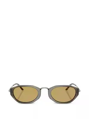 Giorgio Armani Oval Frame Sunglasses