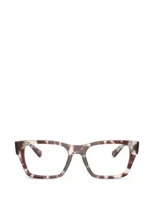 Ray-ban Square Frame Eyeglasses - Brown