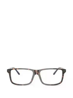 POLO RALPH LAUREN EYEWEAR Rectangle Glasses - Brown