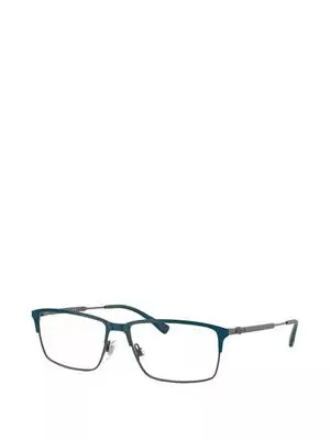 POLO RALPH LAUREN EYEWEAR Rectangle-frame Glasses - Blue