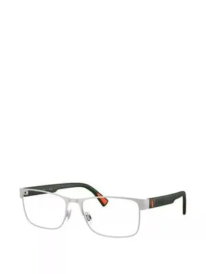 POLO RALPH LAUREN EYEWEAR Rectangle-frame Glasses - Silver