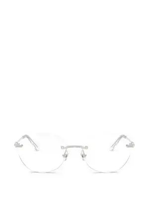 SWAROVSKI Oval Frame Glasses