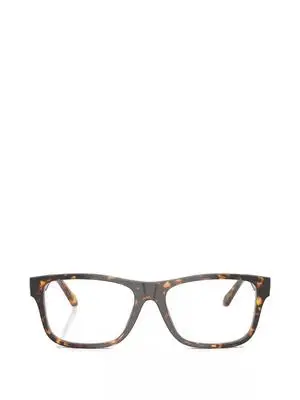 Versace Rectangle-frame Glasses - Brown