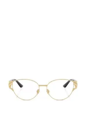 Versace Medusa Head Embossed Eyeglasses - Gold