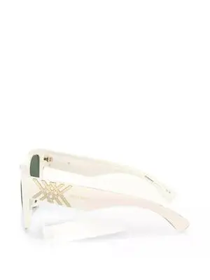 Burberry Logo-plaque Square-frame Sunglasses