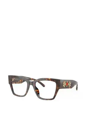 Dolce & Gabbana Embellished Square-frame Glasses