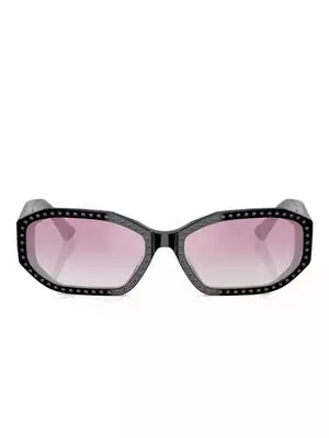 JIMMY CHOO Embellished Geometric Sunglasses