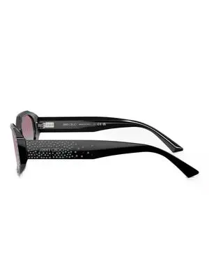JIMMY CHOO Embellished Geometric Sunglasses