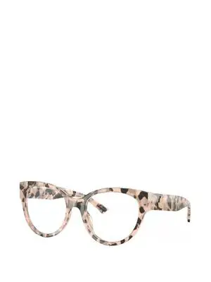 JIMMY CHOO Havana Cat-eye Glasses - Neutrals
