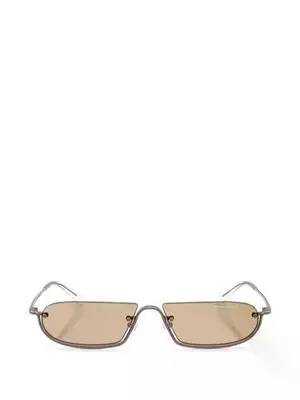 Armani Exchange Geometric-frame Sunglasses - Brown