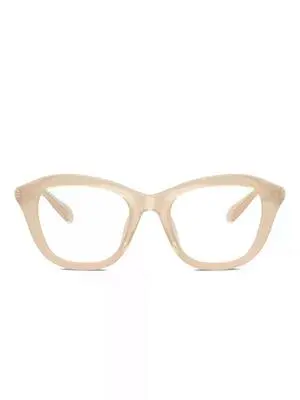 SWAROVSKI Crystal-embellished Cat-eye Glasses - Brown