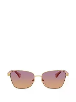 POLO RALPH LAUREN EYEWEAR Shiny Square Sunglasses - Gold