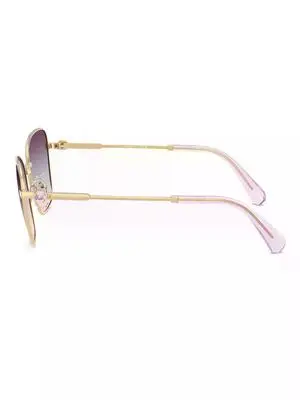 SWAROVSKI Tone Square Frame Sunglasses