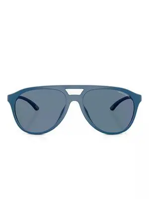 Armani Exchange Pilot-frame Sunglasses - Blue