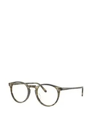 Oliver Spencer O'malley Round-frame Glasses - Green