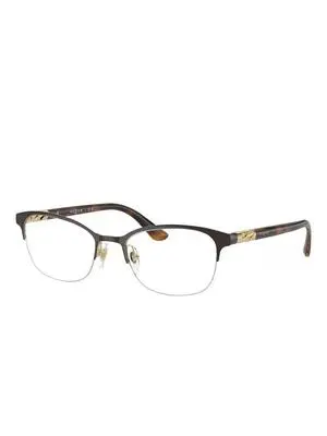 VOGUE EYEWEAR Browline Glasses - Brown