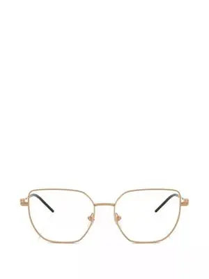 Emporio Armani Square-frame Glasses - Gold