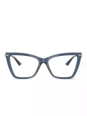 JIMMY CHOO Crystal-embellished Cat-eye Glasses