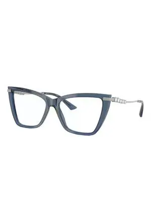 JIMMY CHOO Crystal-embellished Cat-eye Glasses