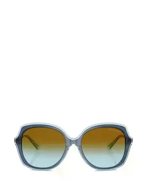 Michael Kors Canary Islands Geometric-frame Sunglasses - Blue