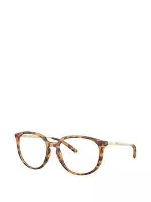 Oakley Bmng Tortoiseshell-effect Round-frame Glasses