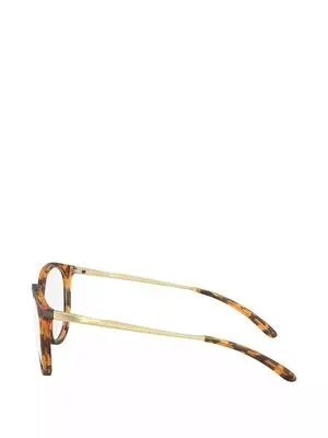 Oakley Bmng Tortoiseshell-effect Round-frame Glasses