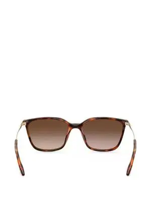 Armani Exchange Tortoiseshell-effect Square-frame Sunglasses