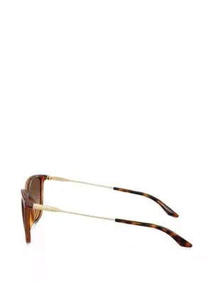 Armani Exchange Tortoiseshell-effect Square-frame Sunglasses