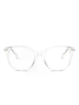SWAROVSKI Crystal Embellished Square Frame Eyeglasses