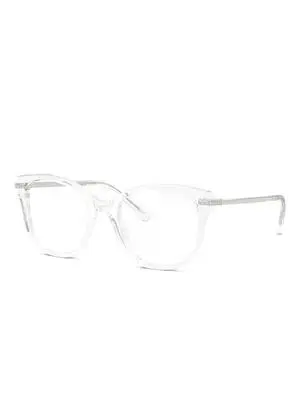 SWAROVSKI Crystal Embellished Square Frame Eyeglasses