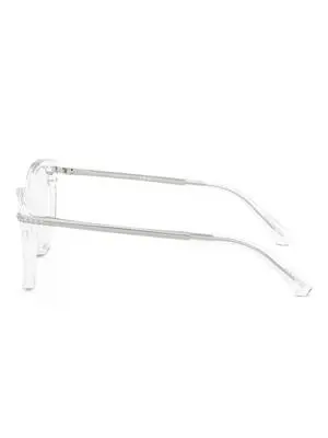 SWAROVSKI Crystal Embellished Square Frame Eyeglasses