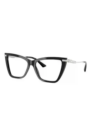 JIMMY CHOO Embellished Acetate Cat Eye Glasses