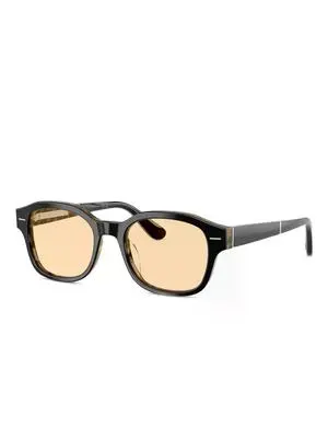 Brunello Cucinelli Rectangle Acetate Sunglasses