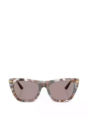 Dolce & Gabbana Tortoiseshell-effect Cat-eye Sunglasses - Neutrals