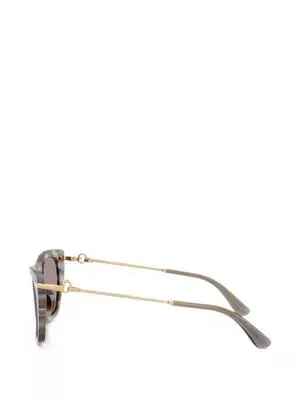 Dolce & Gabbana Tortoiseshell-effect Cat-eye Sunglasses