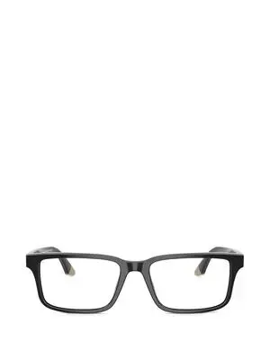 Emporio Armani Rectangle Frame Eyeglasses - Black