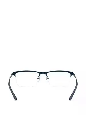Emporio Armani Rectangle-frame Glasses - Blue
